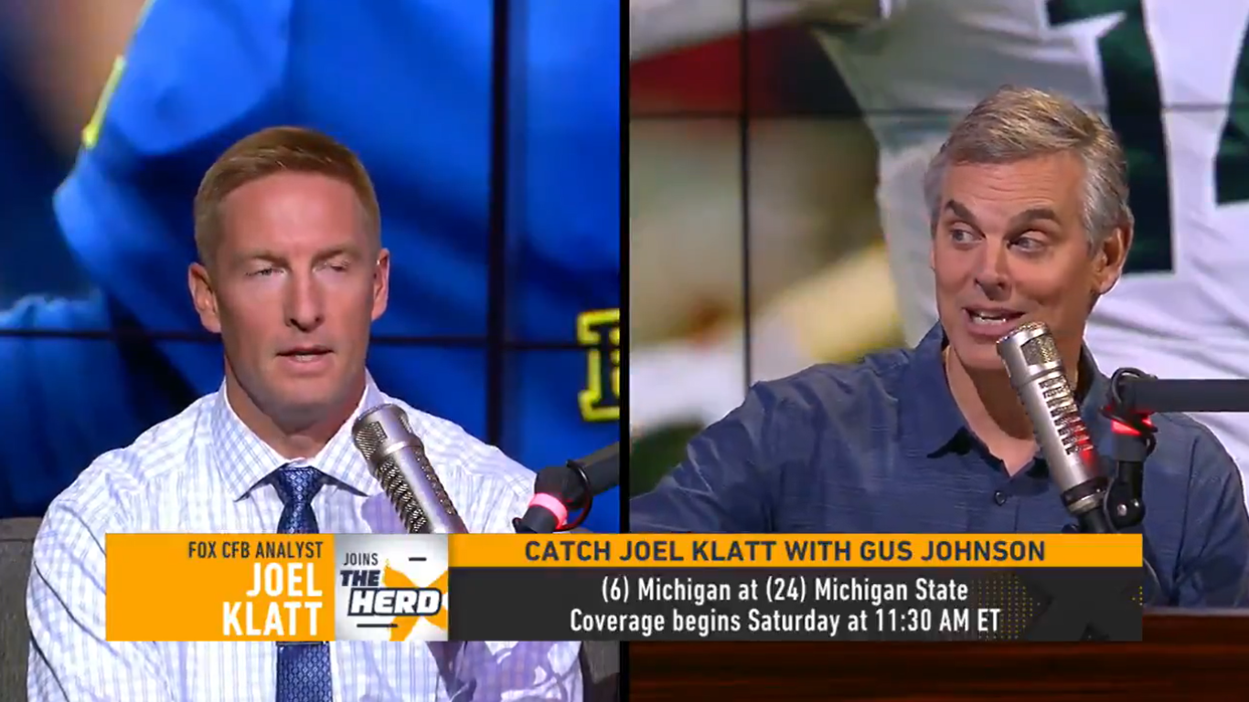 WATCH: FOX Sports analyst Joel Klatt has a new favorite to win the B1G