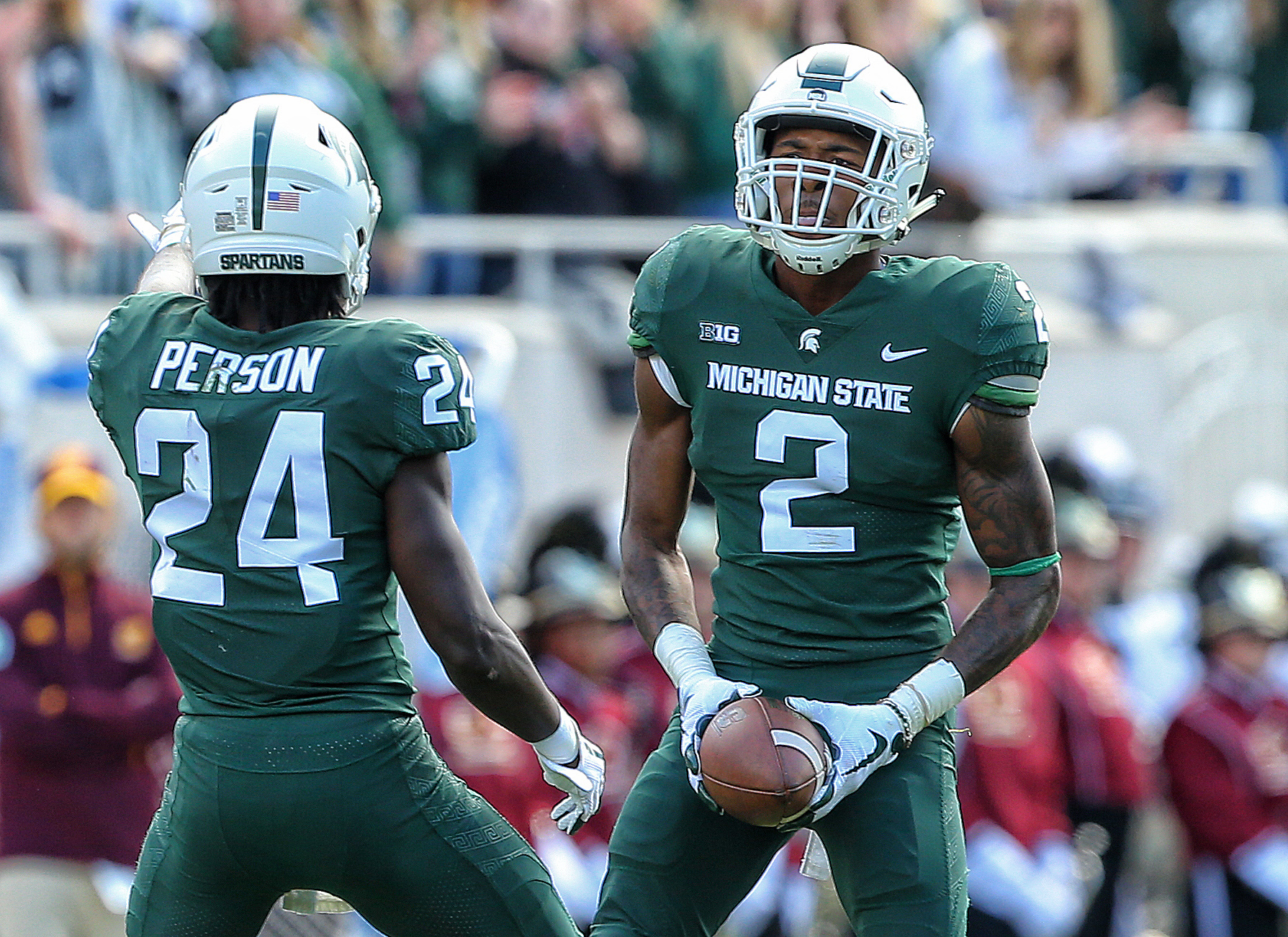 Former Spartan Justin Layne explains emotions after being drafted by ...