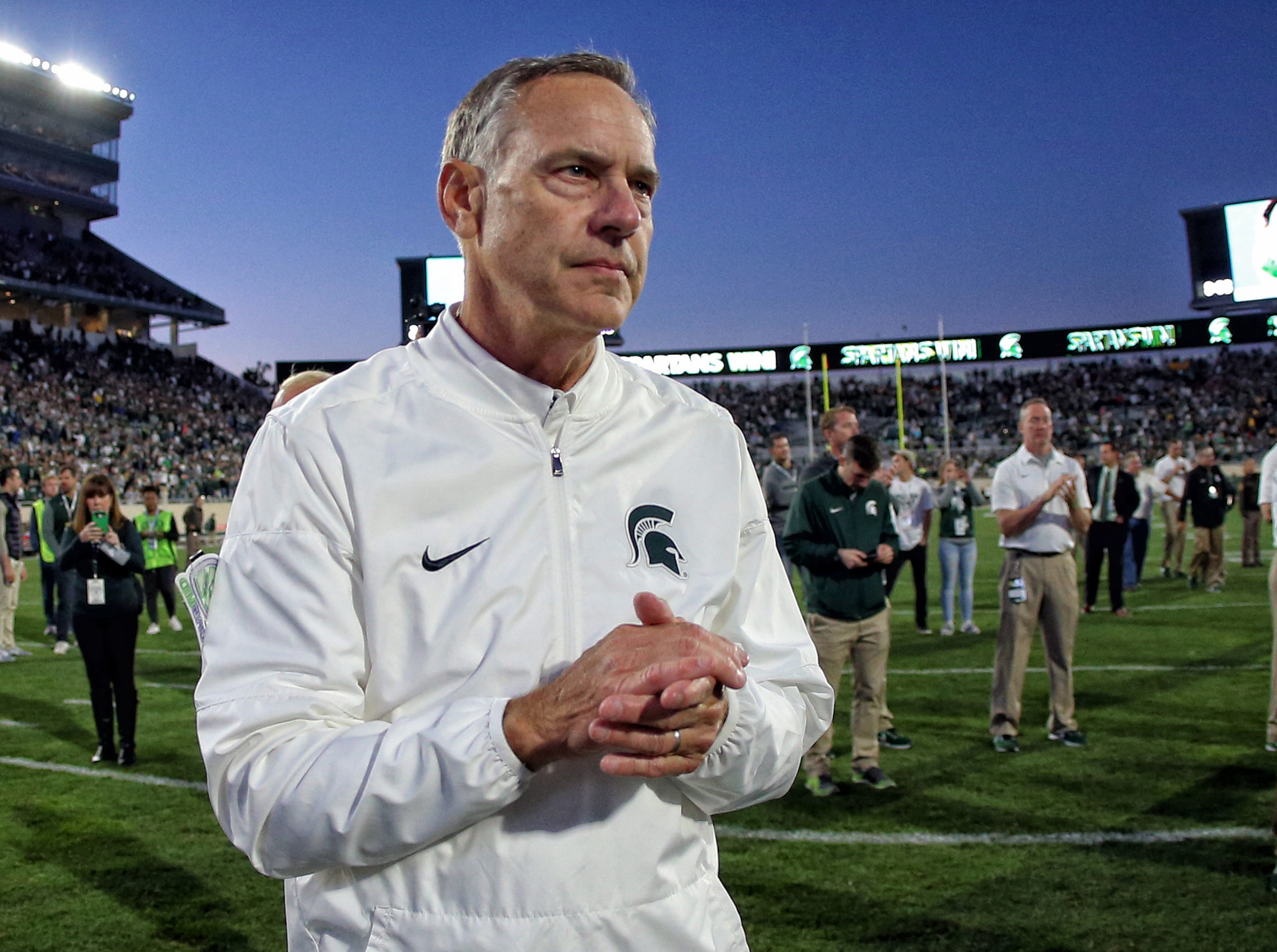 Report: Ex-Michigan State staffer ordered to pay Mark Dantonio, others ...