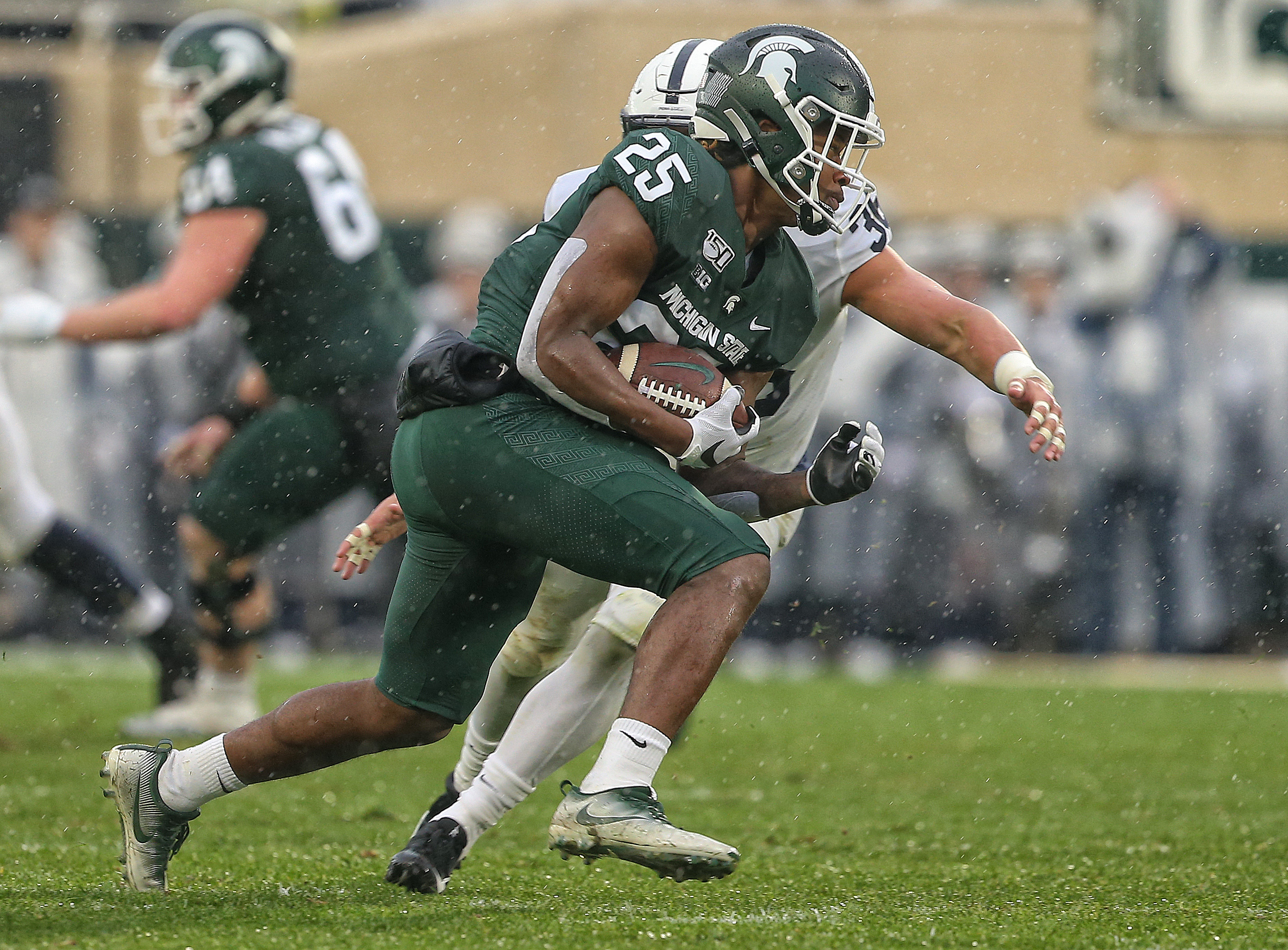 Michigan State WR Darrell Stewart sustained injury in loss to Penn State