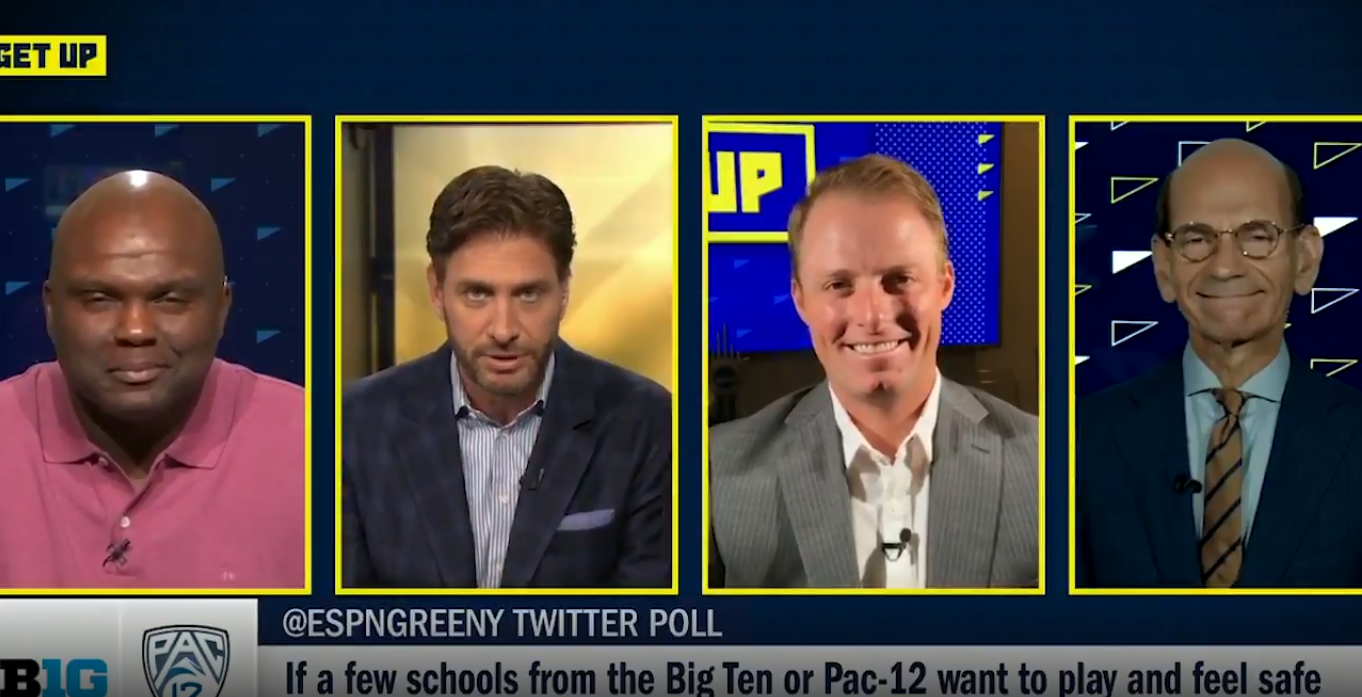 ESPN's Mike Greenberg argues B1G teams should be allowed to explore options to play football ...