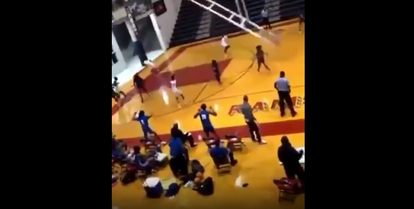 Breaking the basket: HS basketball hoop crashes down after dunk, forces ...