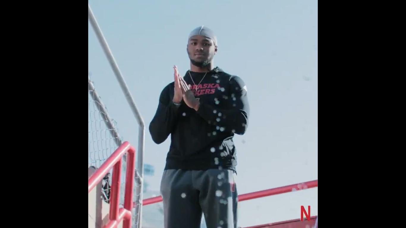 Nebraska releases introductory video for transfer RB Markese Stepp