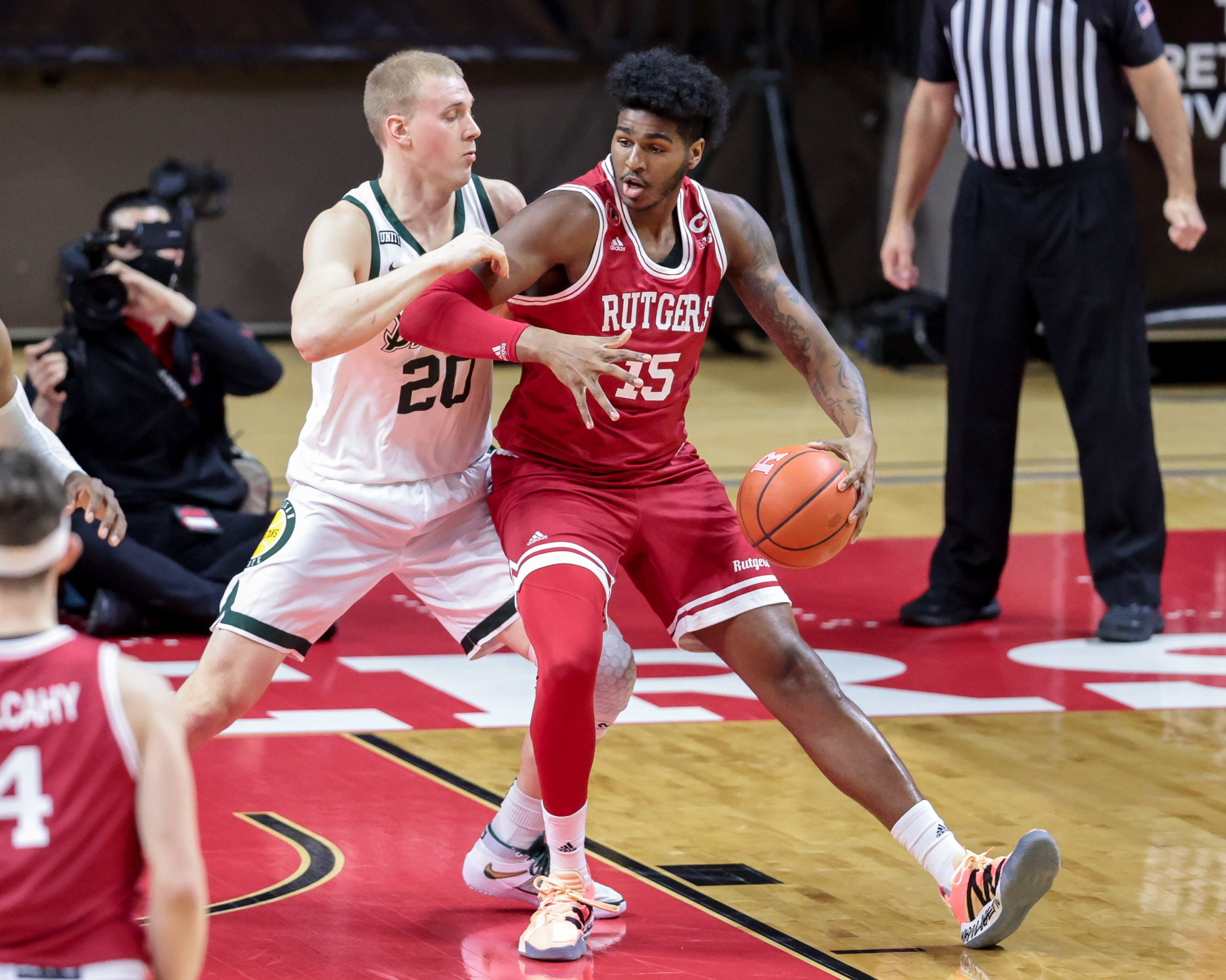 Former Rutgers big man Myles Johnson deciding between two Pac-12 schools