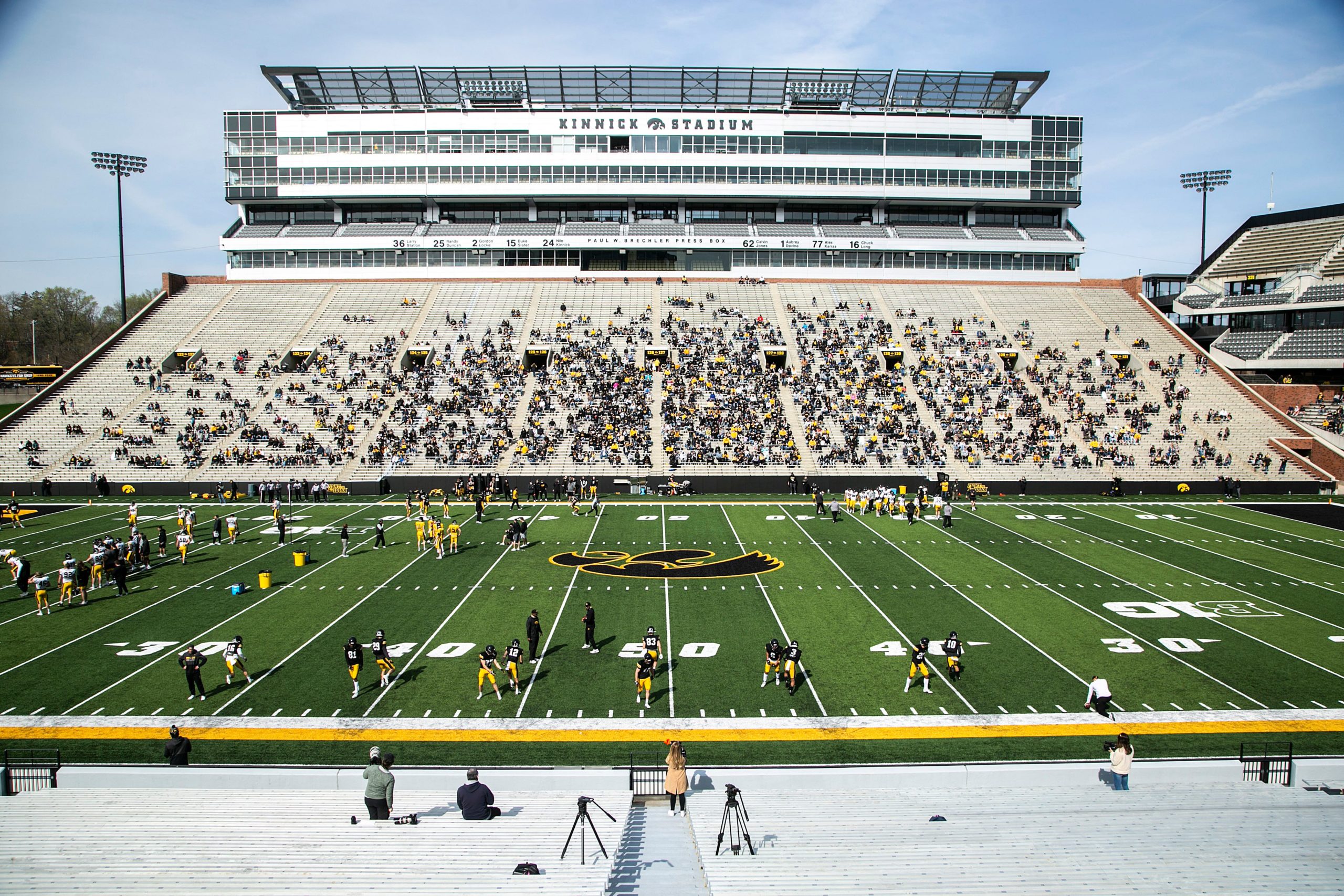 The paint has dried on new addition to Duke Slater Field at Iowa's ...