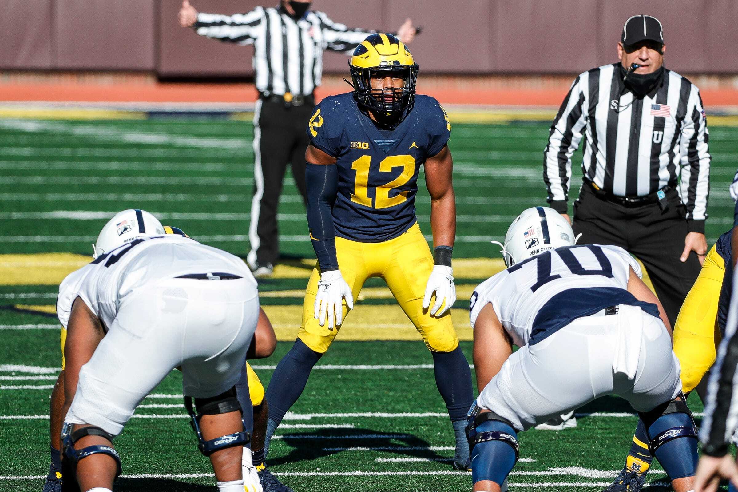 Michigan LB Josh Ross tired of talking about 2020: 'Enough talk about ...