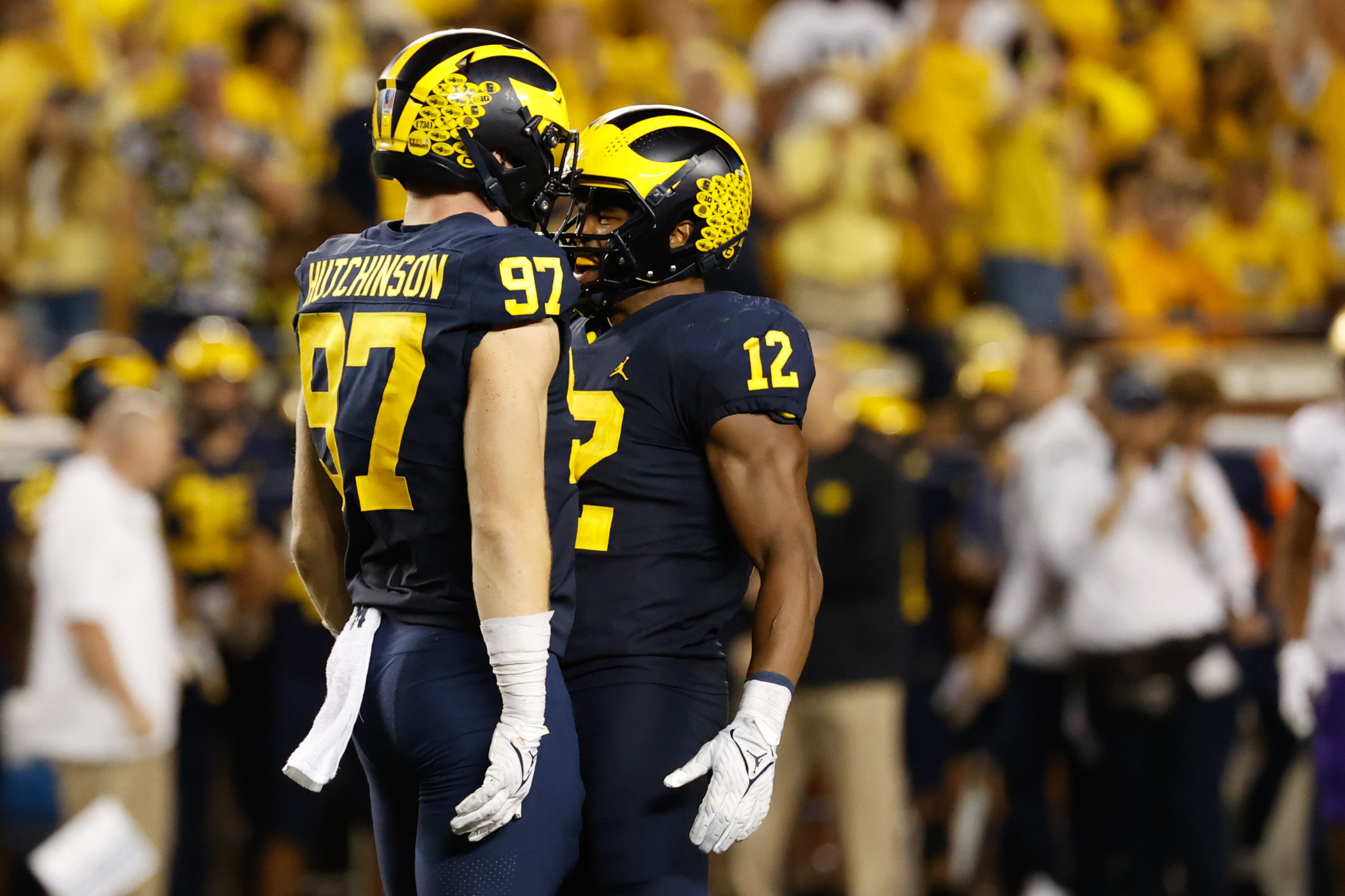 PFF's Anthony Treash is sky-high on Michigan's Aidan Hutchinson