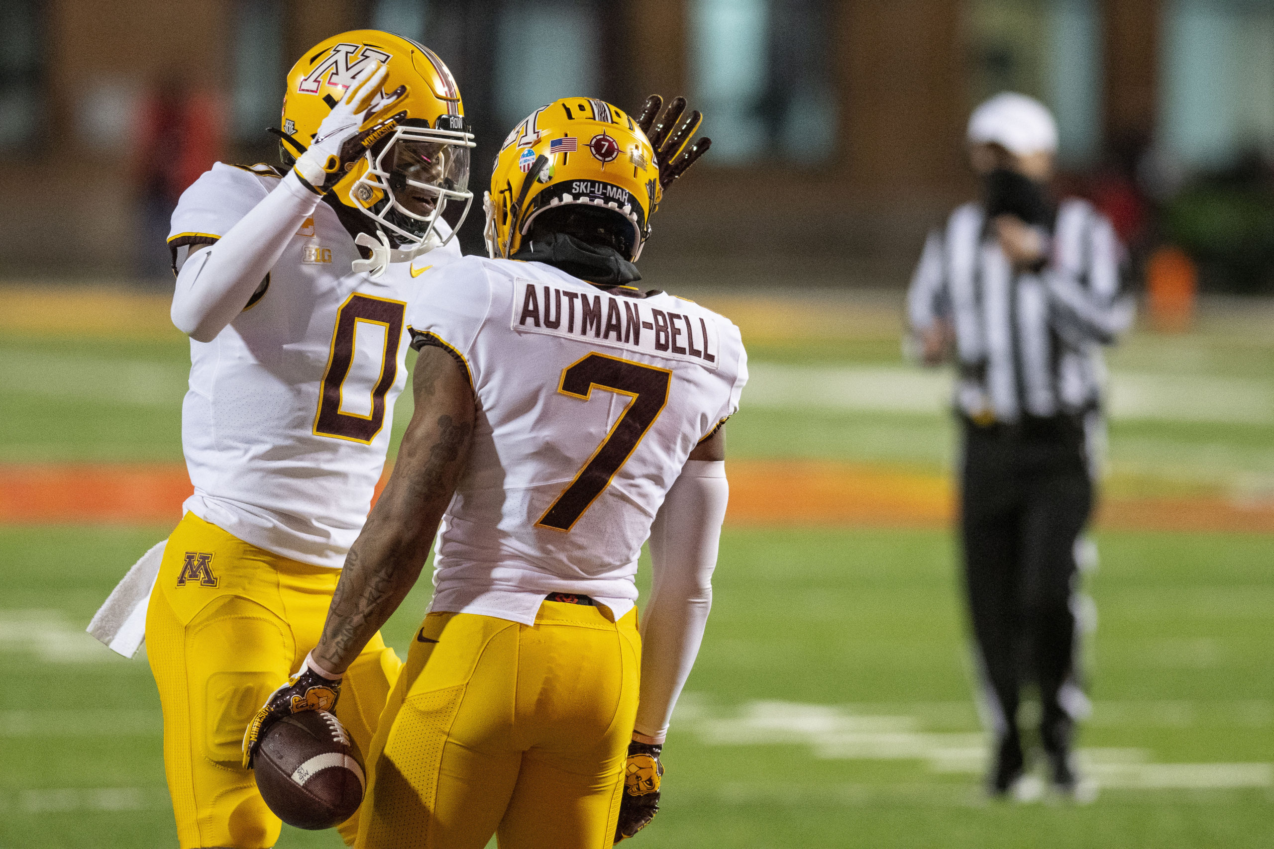 Minnesota's Chris Autman-Bell accounts for 100th career reception ...