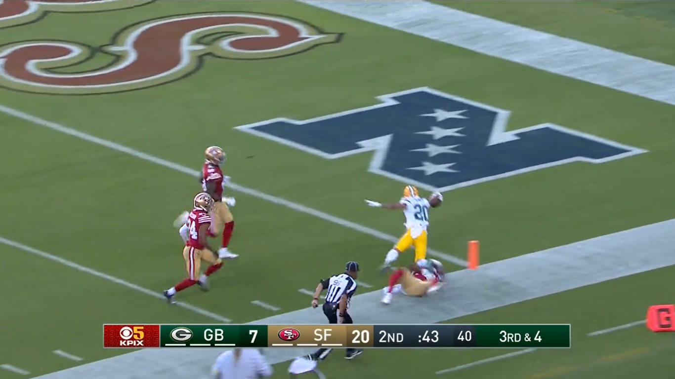 Danny Davis shines in preseason action with first NFL TD for Green Bay ...