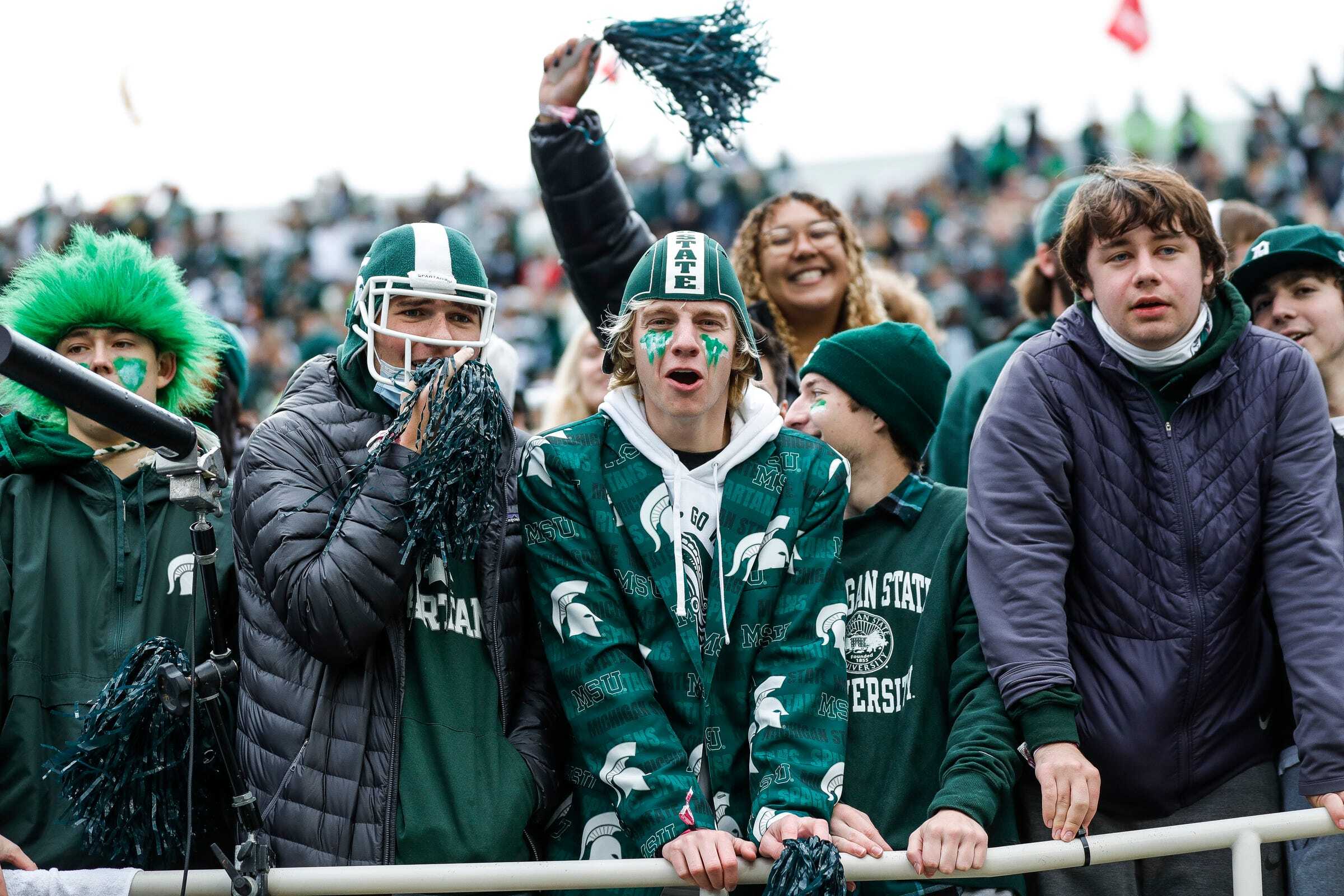 Michigan State athletics shows progress of student section renovations