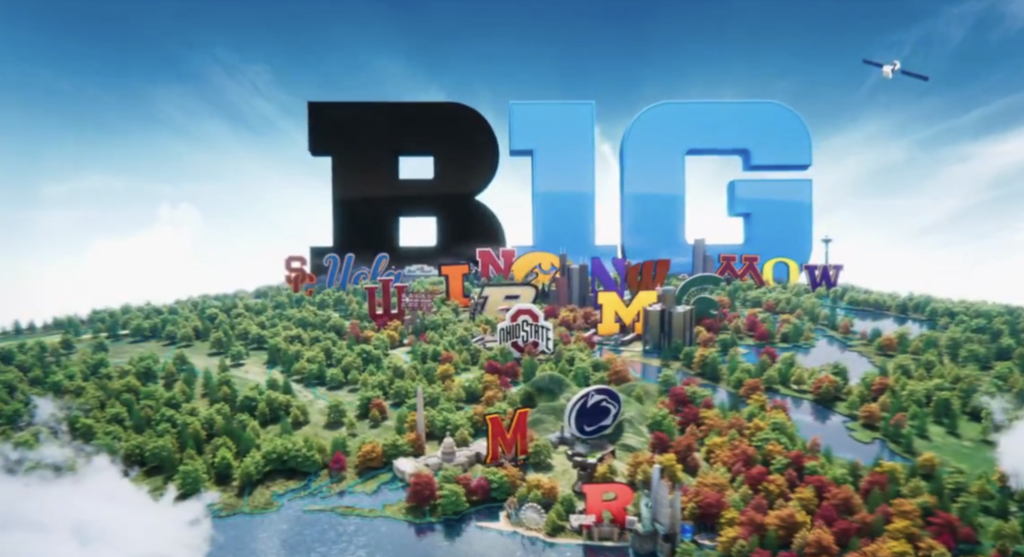 Big Ten shares new update to iconic 'Maps' commercial featuring all 18 ...