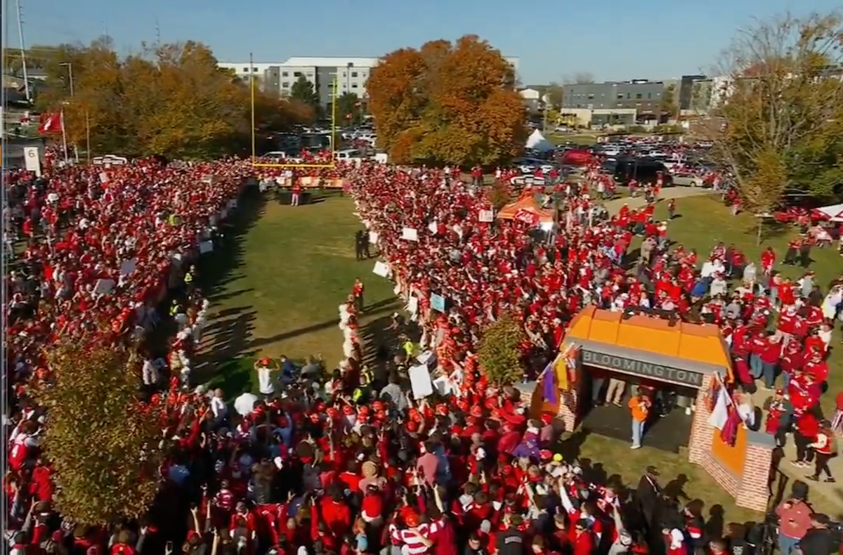 Pat McAfee reveals Indiana fan tore ACL before College GameDay kicking ...