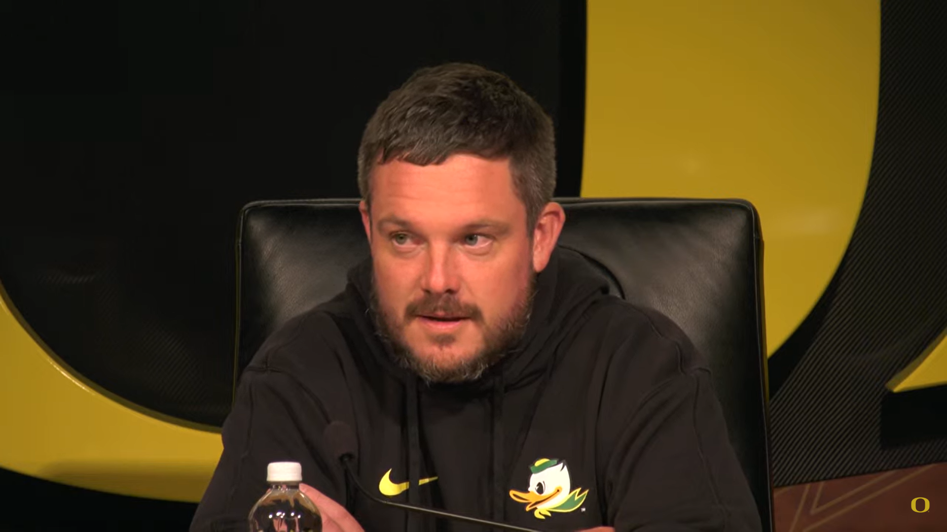 Dan Lanning speaks to wife's inspiration for Oregon's 'Stomp Out Cancer ...