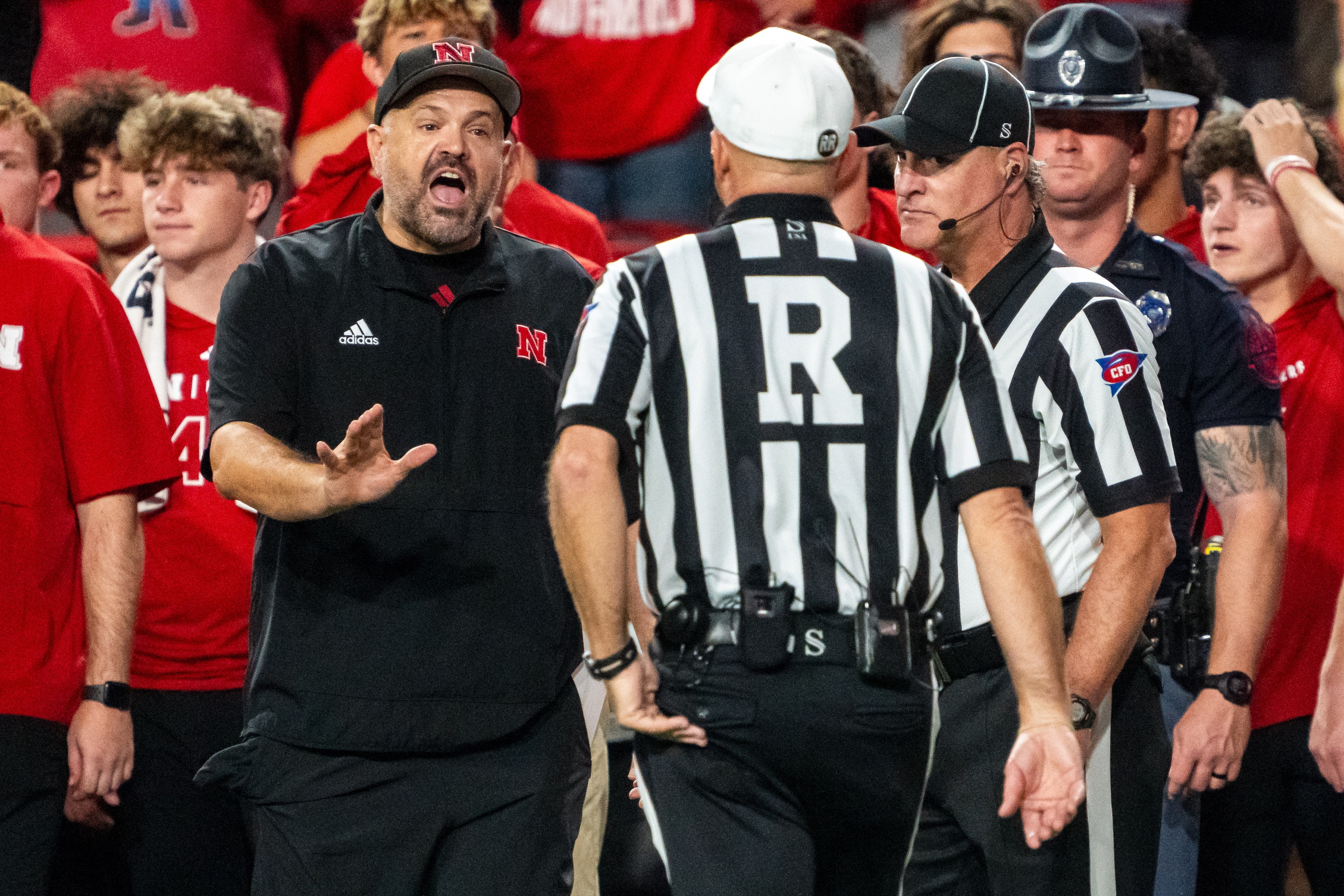 Nebraska fans, media unload on refs over first-half performance
