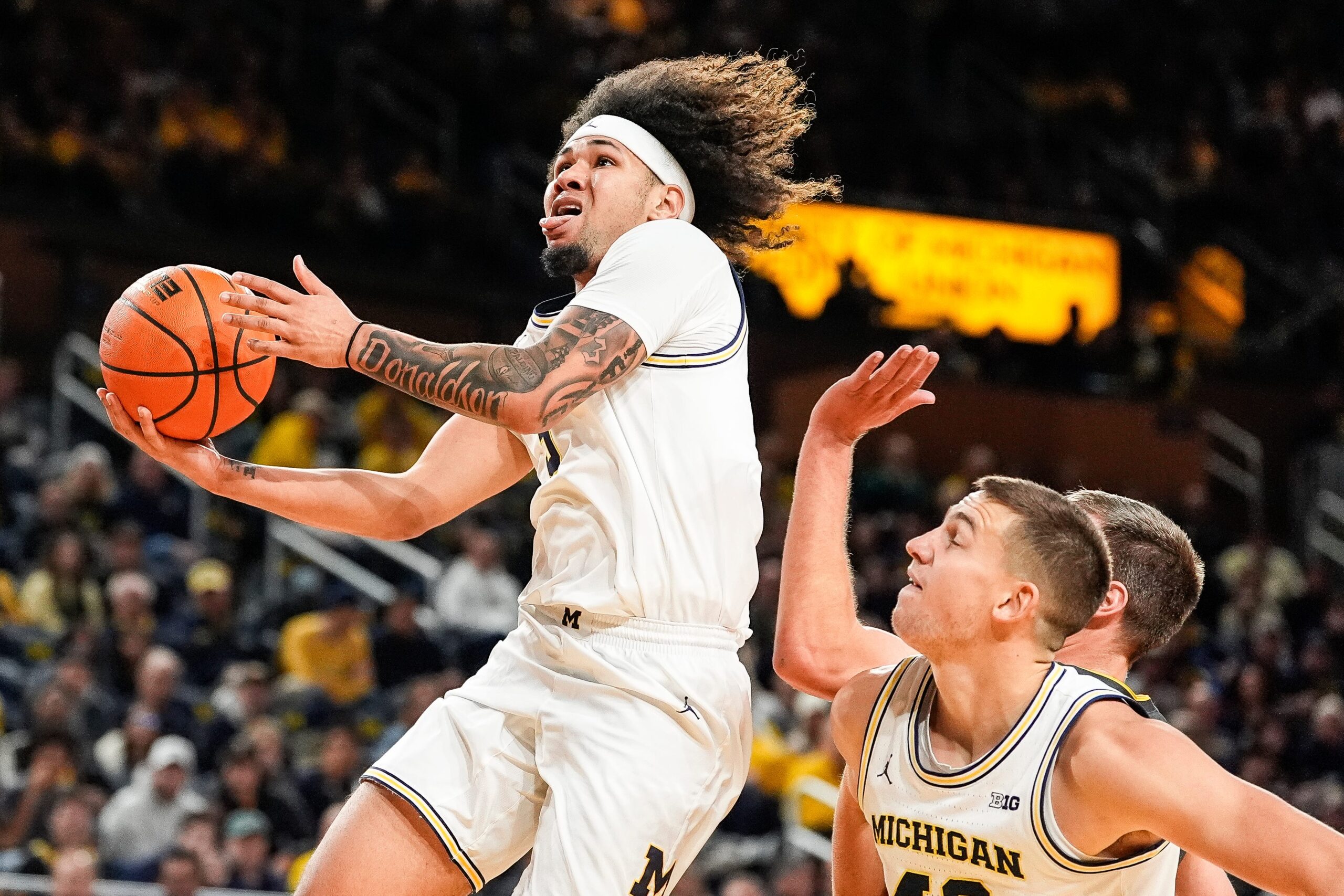 Tre Donaldson sends Iowa defender to the floor with nasty move, layup