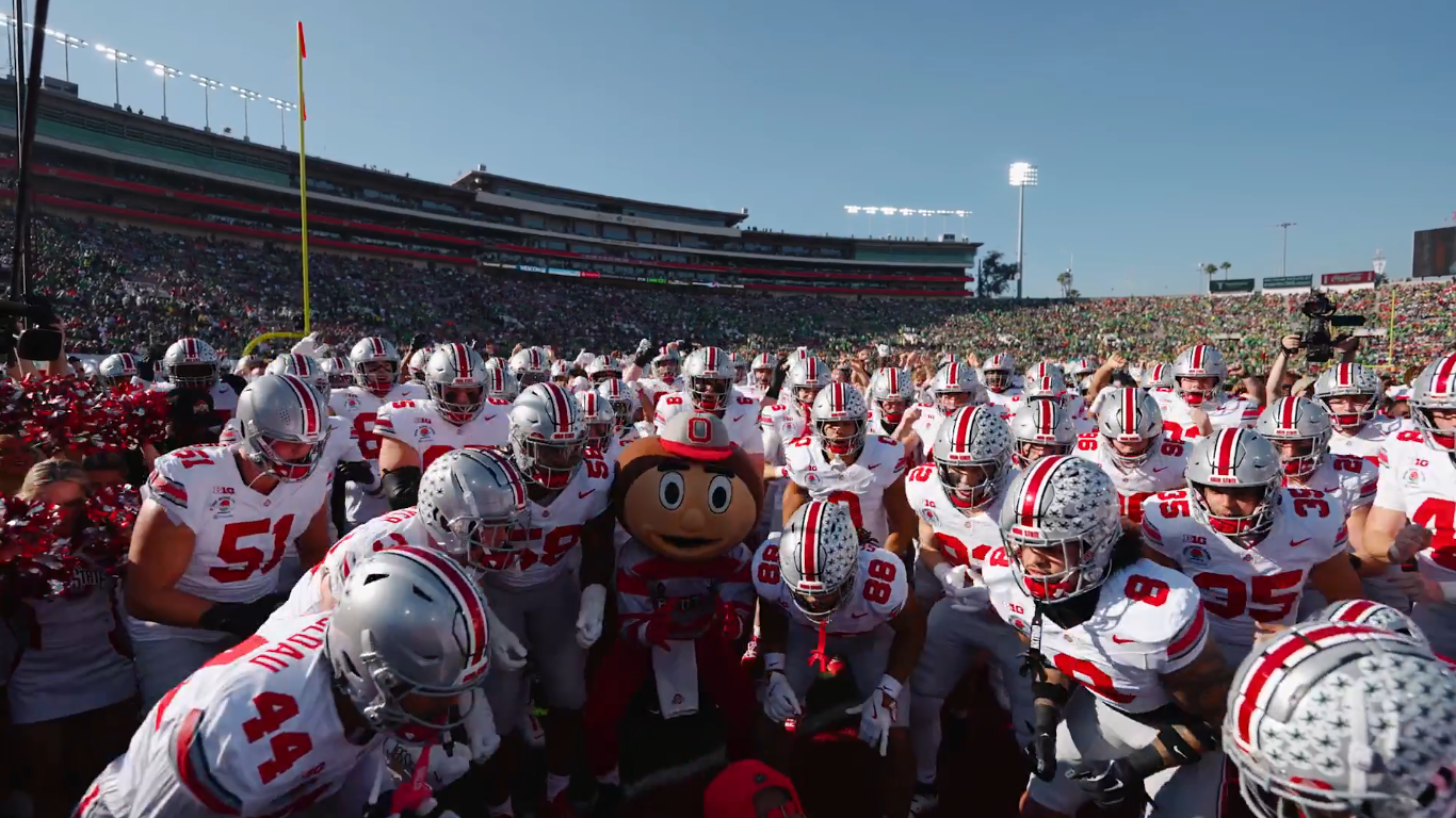 Ohio State drops thrilling theatrical recap for Rose Bowl win over Oregon