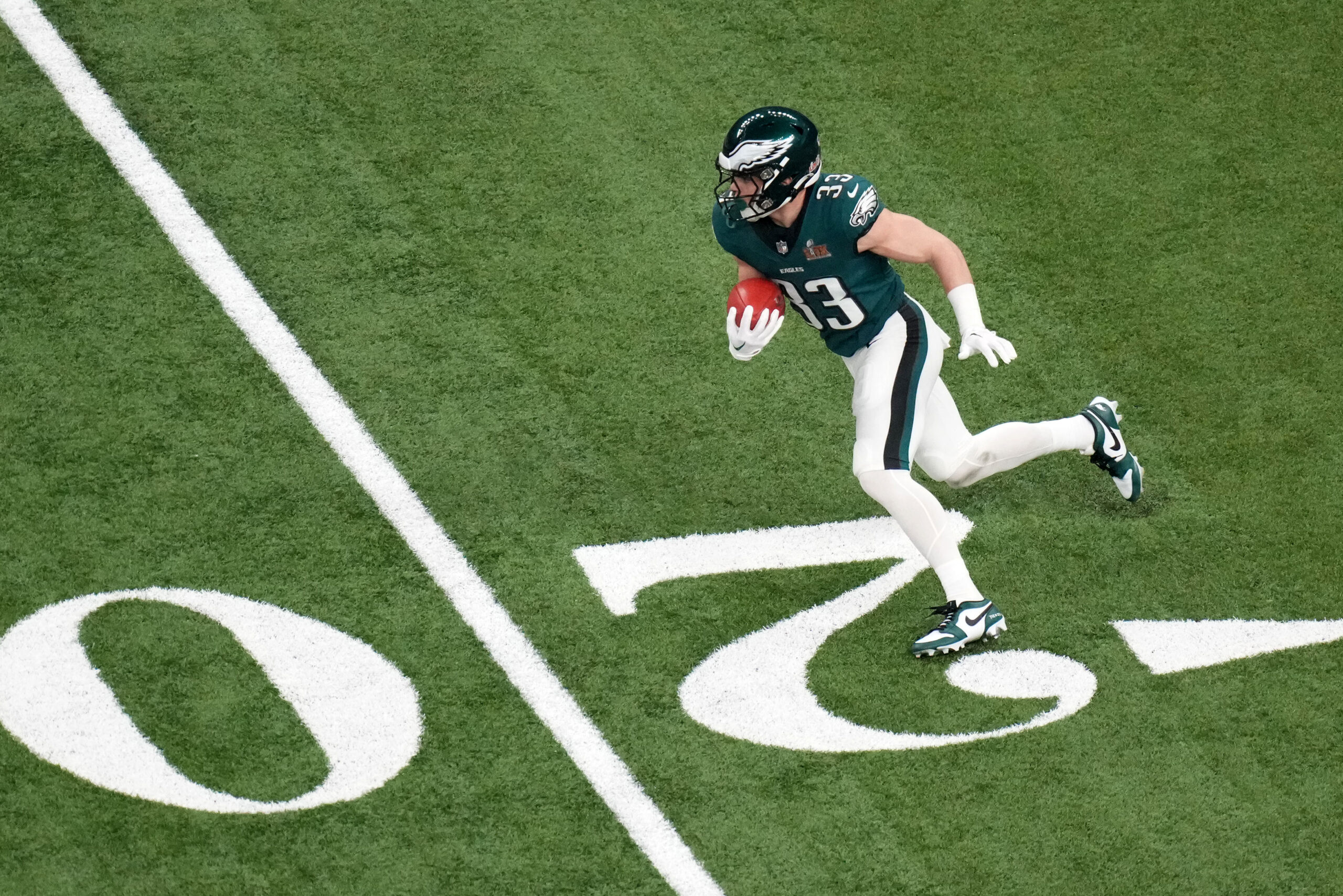 Cooper DeJean snags Super Bowl pick-6 for first NFL interception