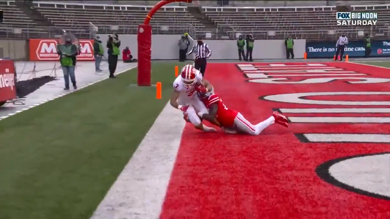 Not over yet: Indiana cuts into deficit with two huge TD grabs by Ty ...