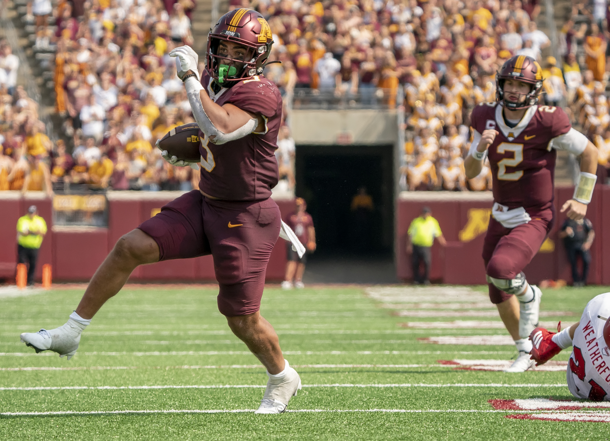 Minnesota's Trey Potts passes first test with 34 carries in Ibrahim's stead