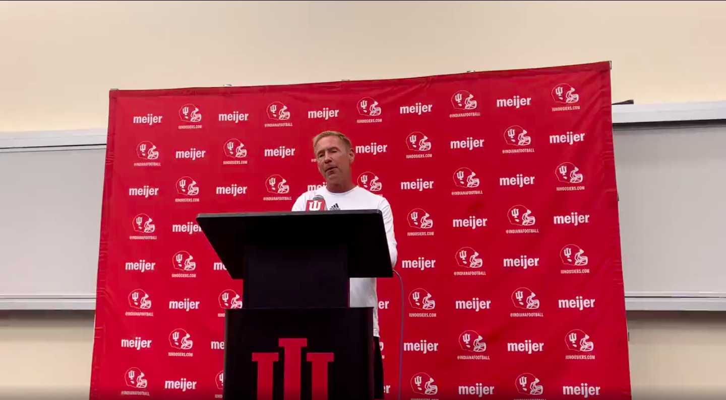Kevin Wright, IU TE coach, highlights freshman TE who has potential to ...