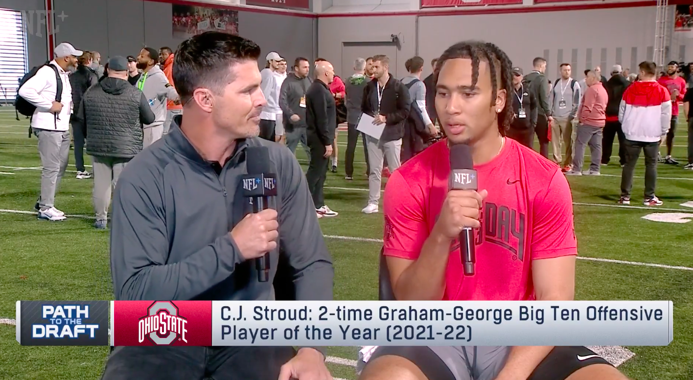 CJ Stroud evaluates his pro day performance as he remains in contention ...